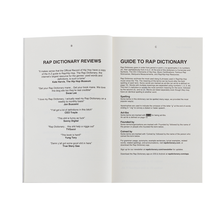 Rap Dictionary: An A-Z Guide to Rap/Hip Hop (Second Edition ...